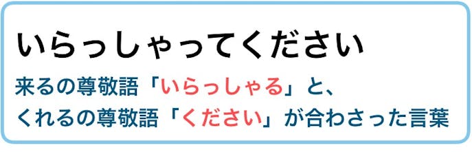 いらしてくださいの意味/使い方。類語&例文付き|ビジネス敬語ガイド Smartlog