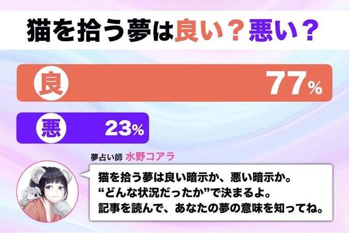 【夢占い】猫を拾う夢の意味｜状況別にスピリチュアル的な暗示を診断！ スマート夢占い