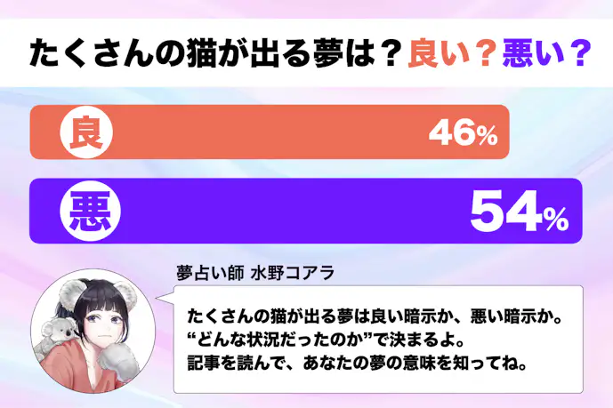 【夢占い】たくさんの猫が出る夢の意味|状況別にスピリチュアル的な暗示を診断! スマート夢占い